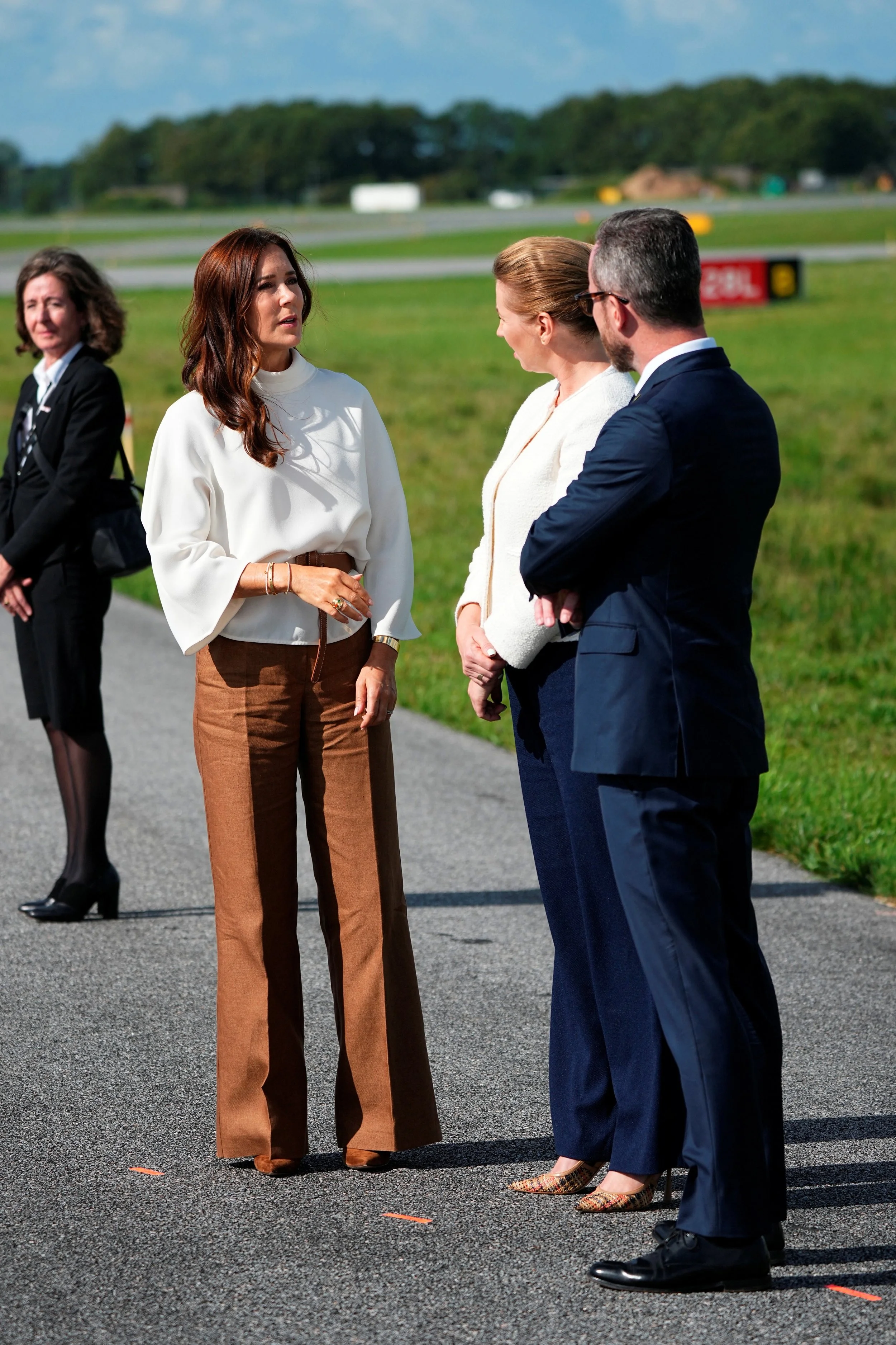Crown Princess Mary and the First Lady of Ukraine Attend Service at ...