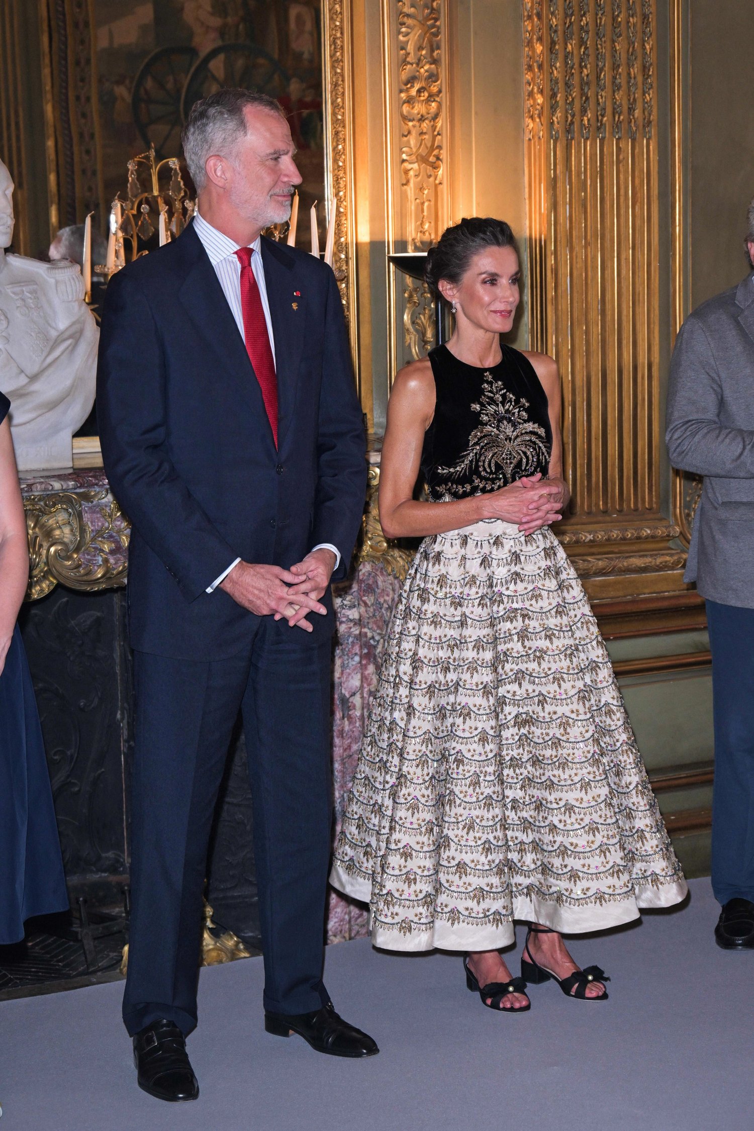 The King and Queen of Spain Attend IOC Dinner at Louvre — Royal ...