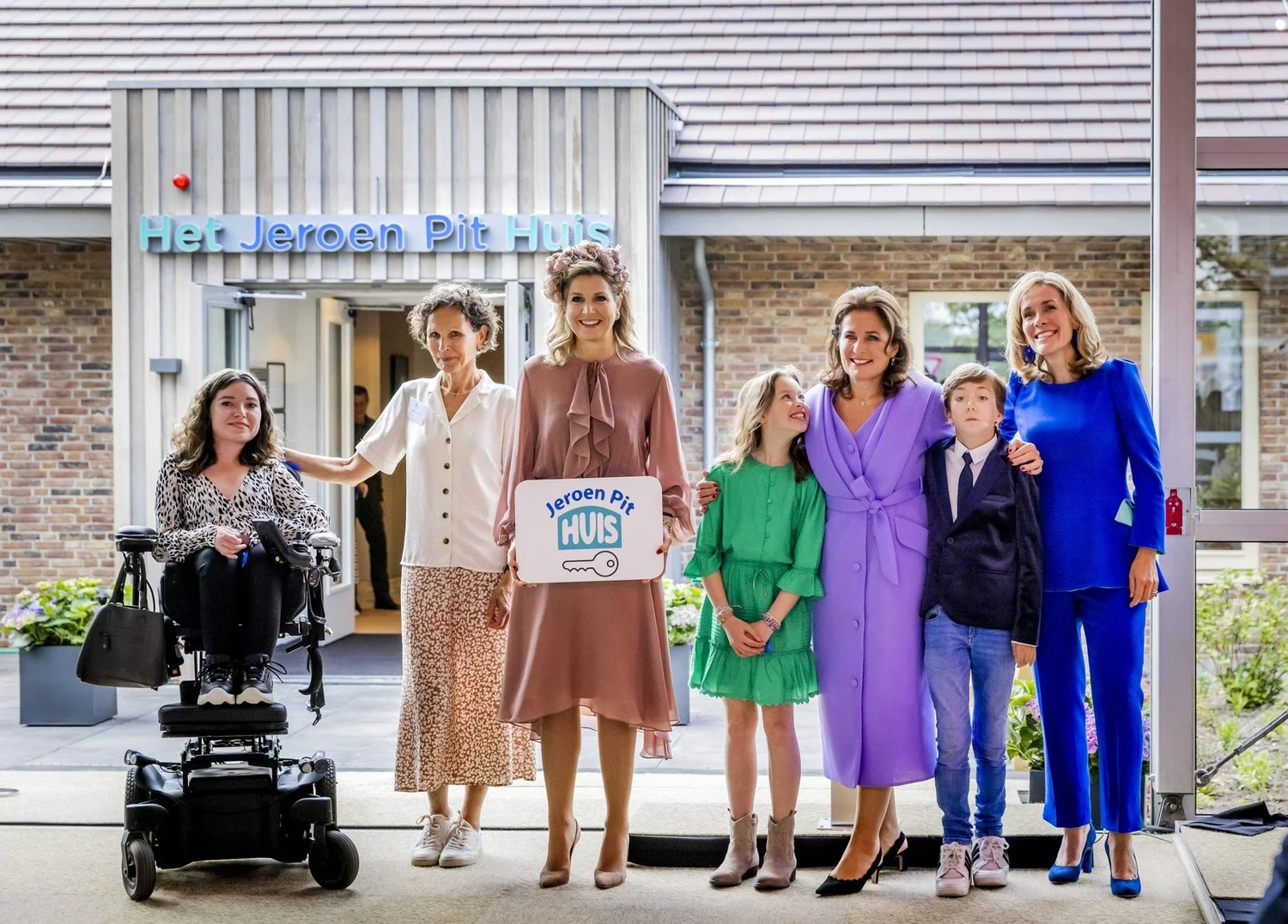 Queen Maxima Attends Opening of Jeroen Pit House — Royal Portraits Gallery