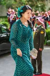 The Princess Takamado and Princess Tsuguko Attend Wedding of Crown ...