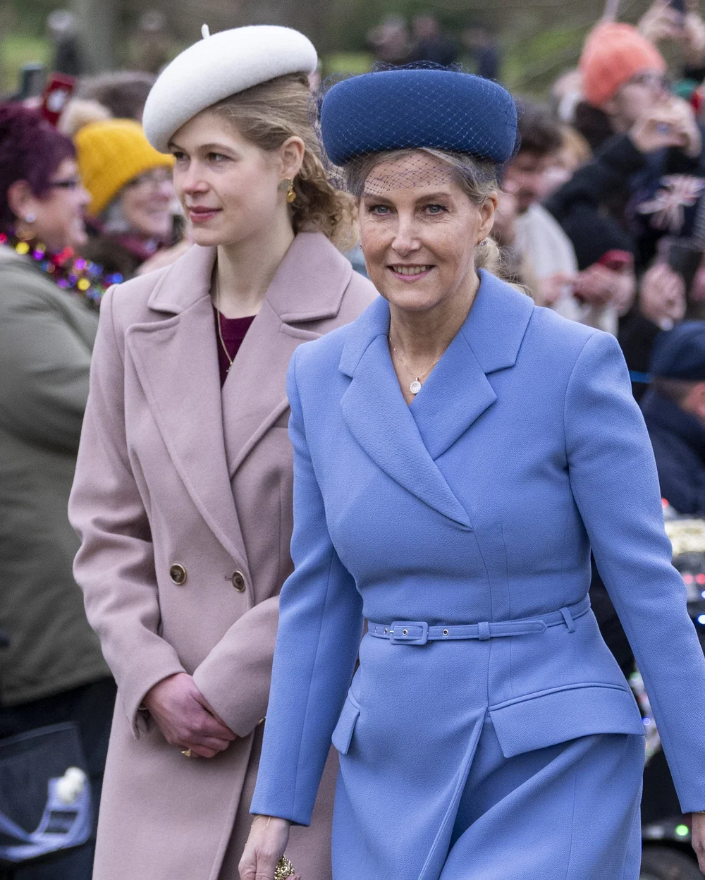 The Duchess of Edinburgh and Lady Louise Attend Christmas Day Service ...
