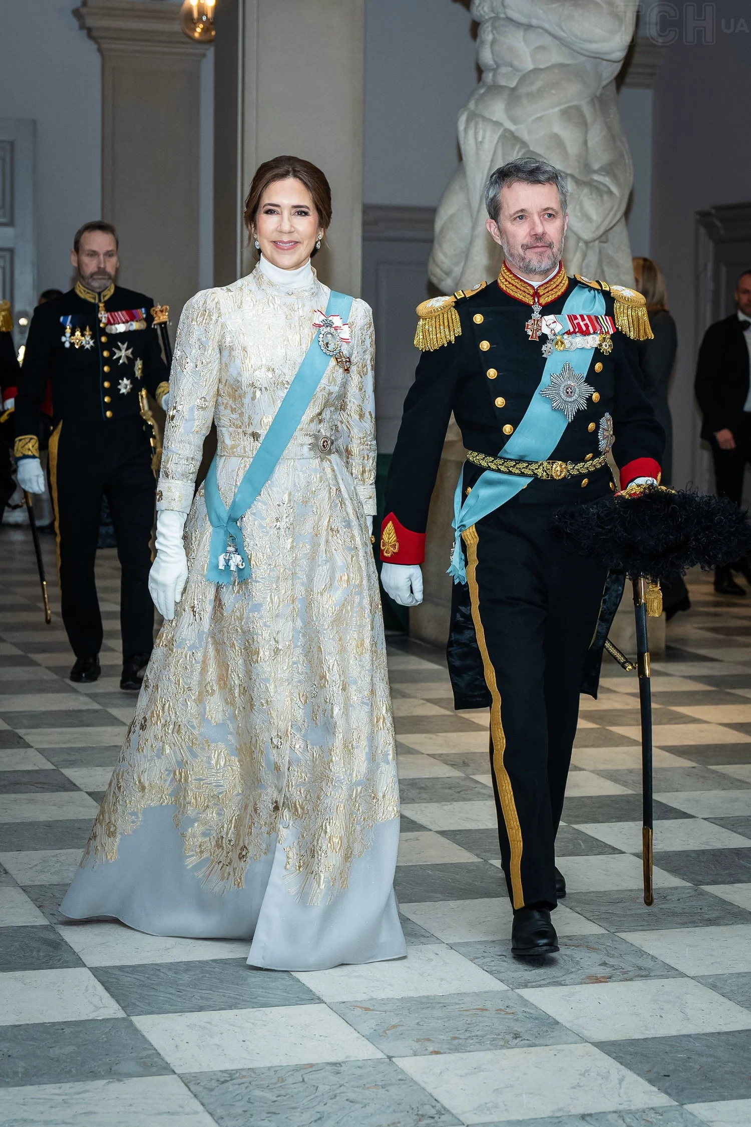 The King and Queen of Denmark Host the 2025 New Year Reception for ...