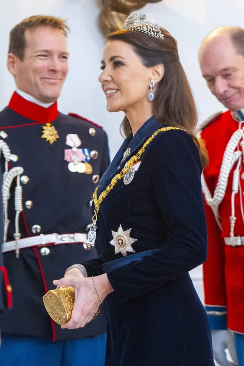 Princess Marie Attends New Year's Reception 2025 — Royal Portraits Gallery