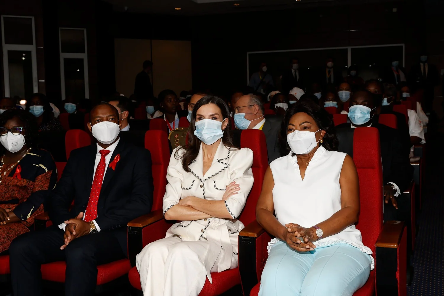 Queen Letizia Visits Ngana Zanza Foundation in Luanda, Angola — Royal Portraits Gallery