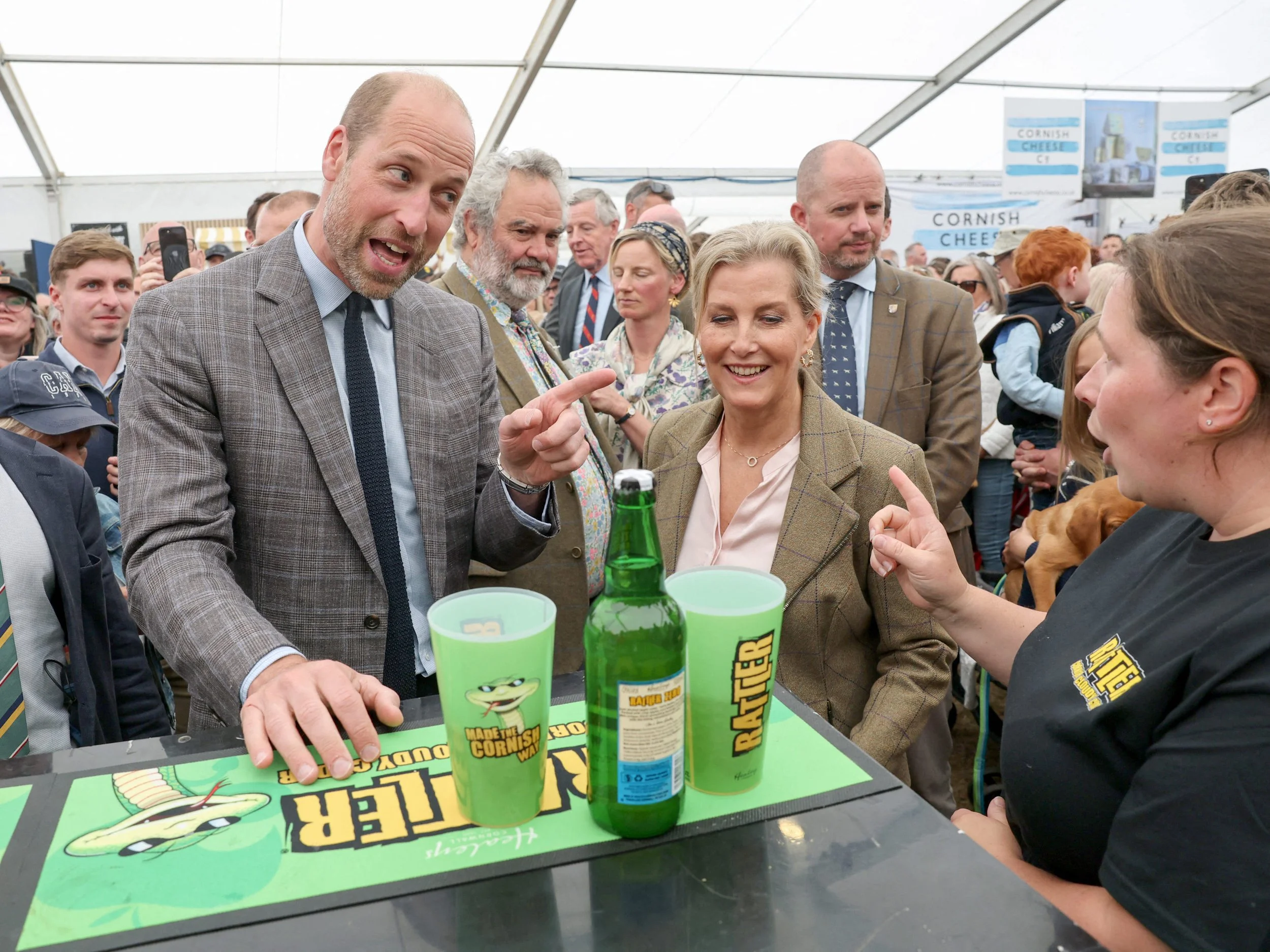 The Duke of Cornwall and the Duchess of Edinburgh Attend Royal Cornwall ...
