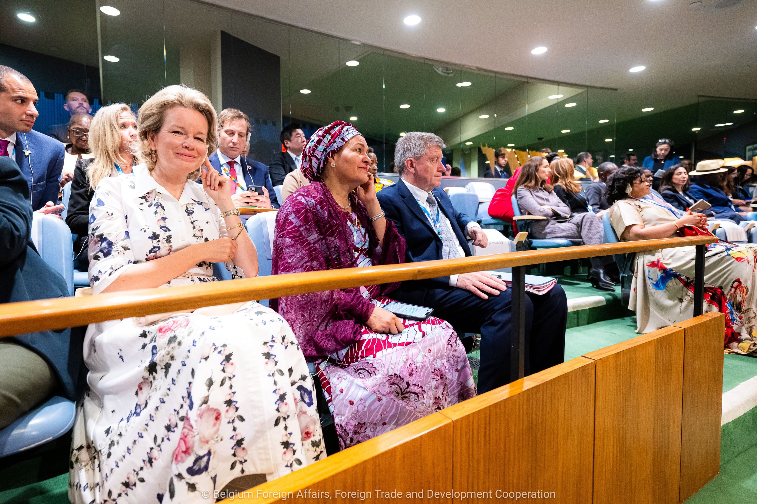 Queen Mathilde Attends the 79th Session of the United Nations General ...