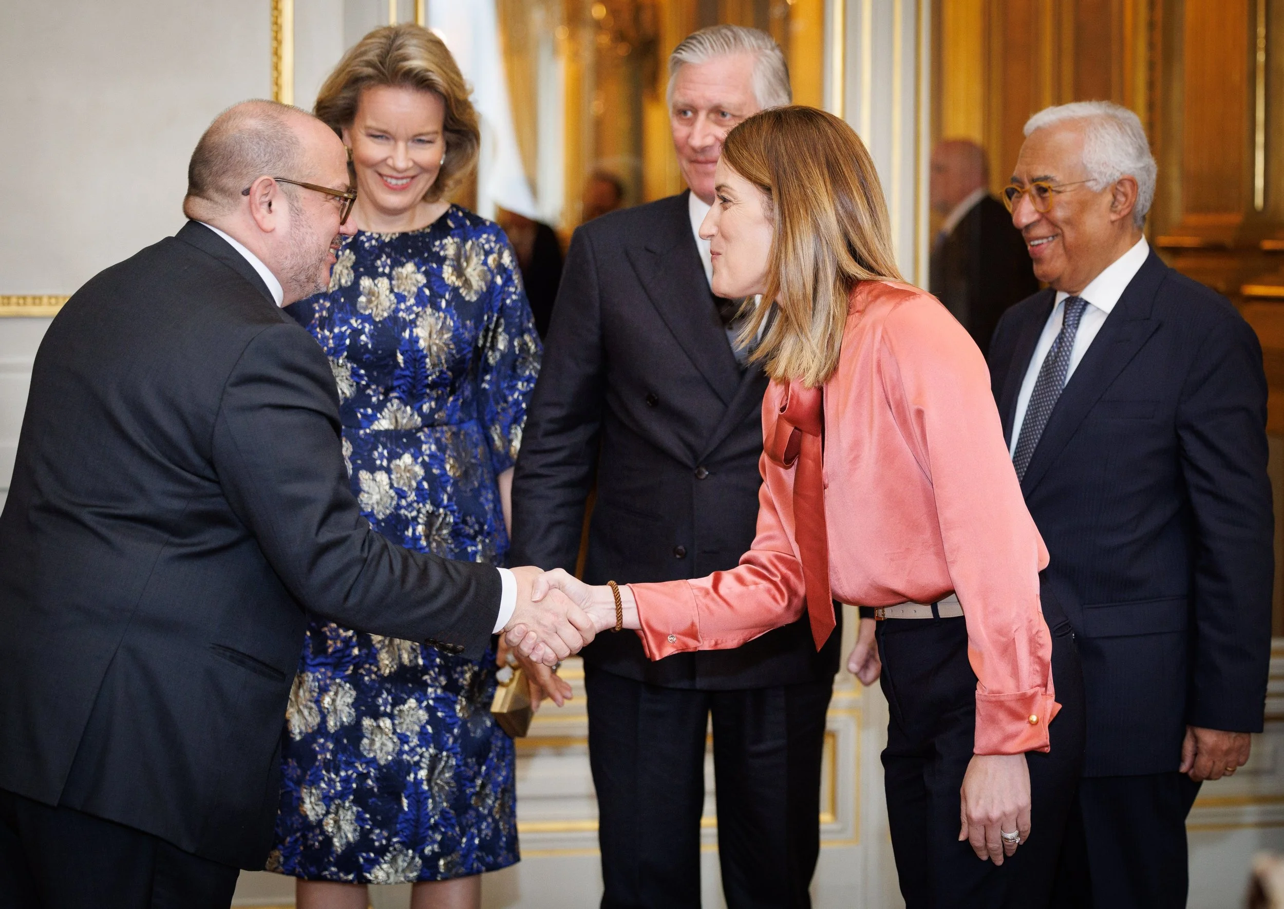 The King and Queen of the Belgians Host the 2025 New Year Reception for ...
