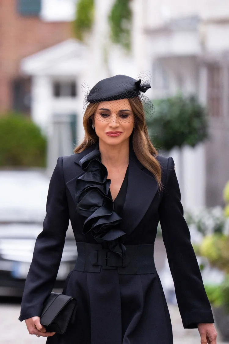 The King and Queen of Jordan Attend The State Funeral of Queen ...
