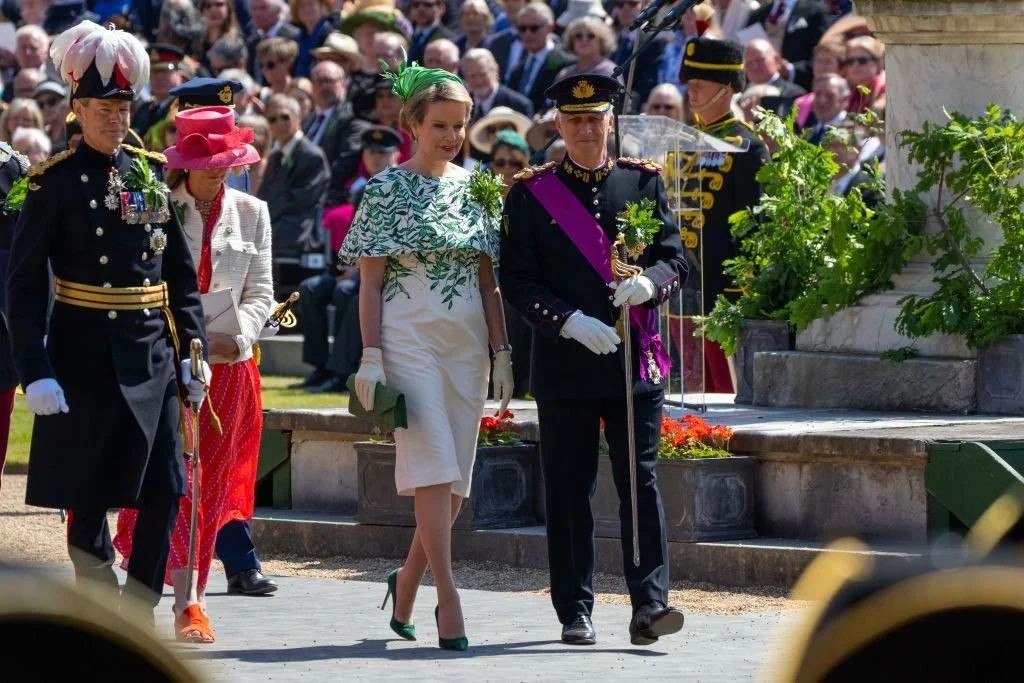 The King and Queen of Belgium Attend Chelsea Pensioners Parade in ...
