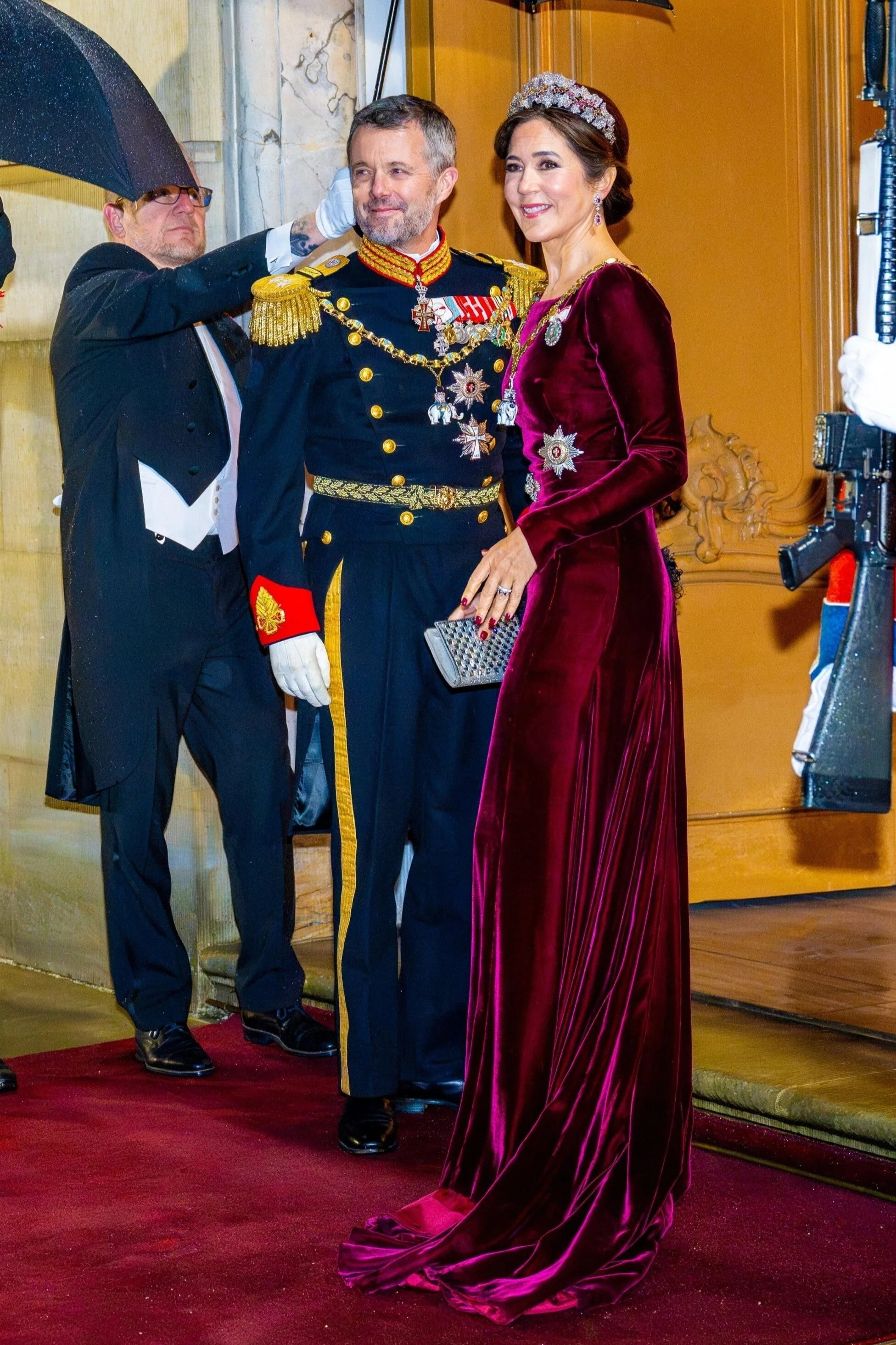 The Crown Prince and Crown Princess of Denmark Attend New Year's ...