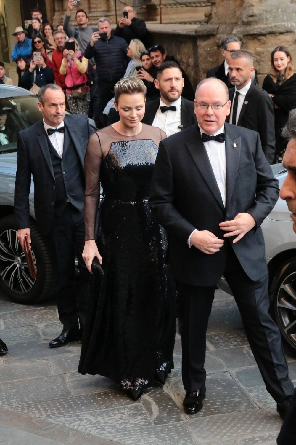 The Prince and Princess of Monaco Attend Gala Dinner in Florence ...