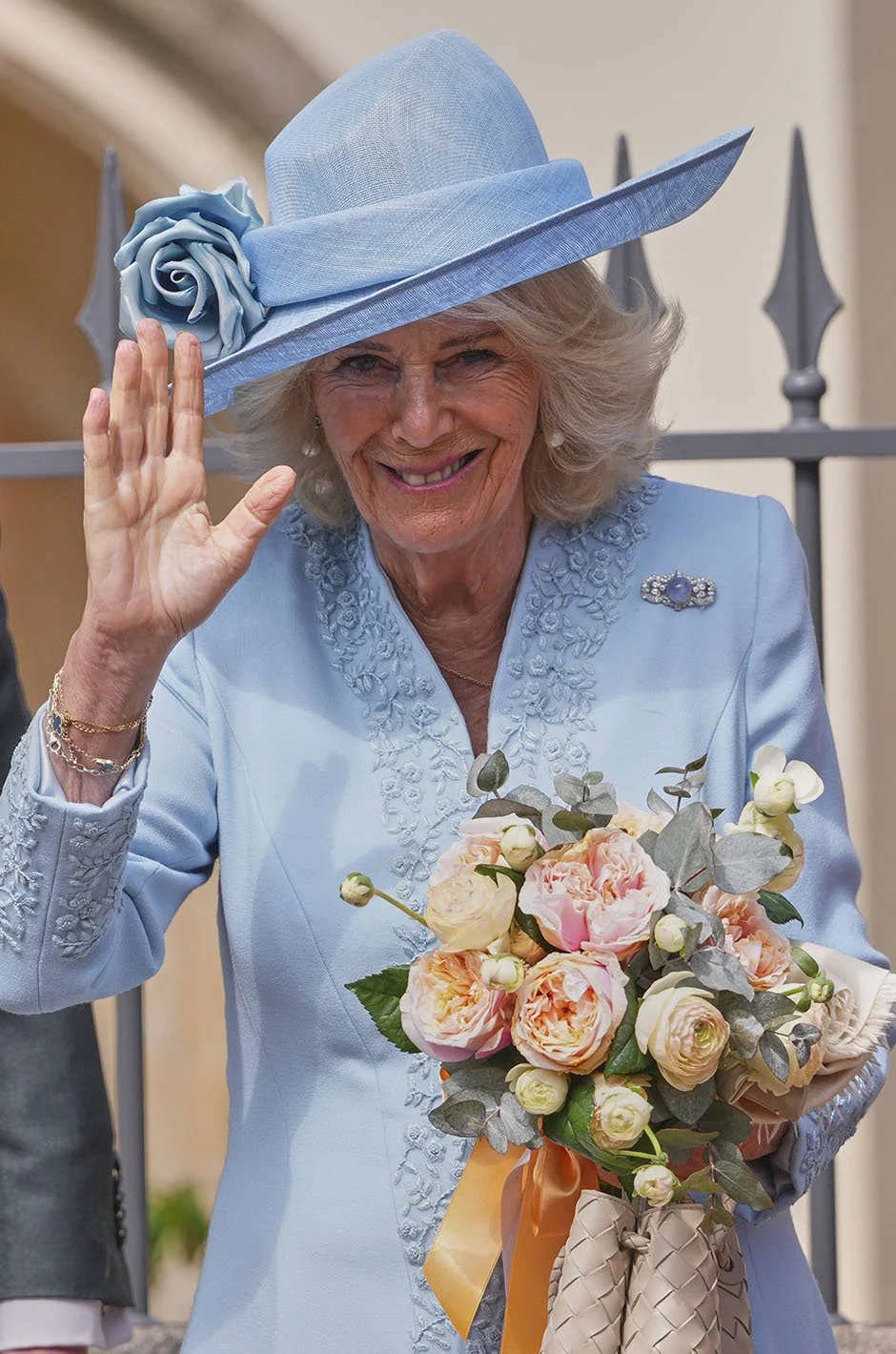 The King and Queen of the United Kingdom Attend Easter Sunday Service ...