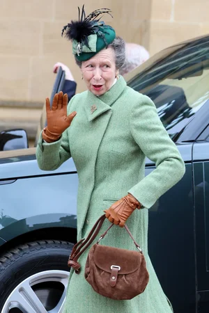 The Princess Royal Attends 2024 Easter Mattins Service at Windsor ...