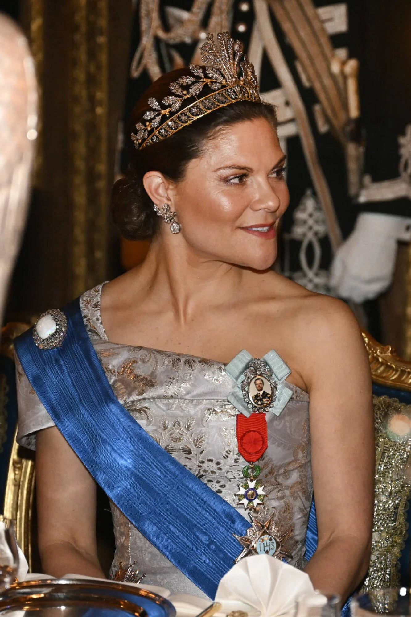 Crown Princess Victoria Attends State Banquet Held in Honour of the ...