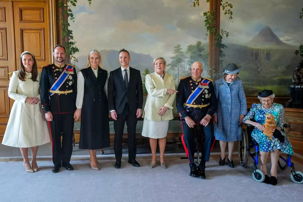 The Crown Prince and Crown Princess of Norway Attend the Welcoming ...
