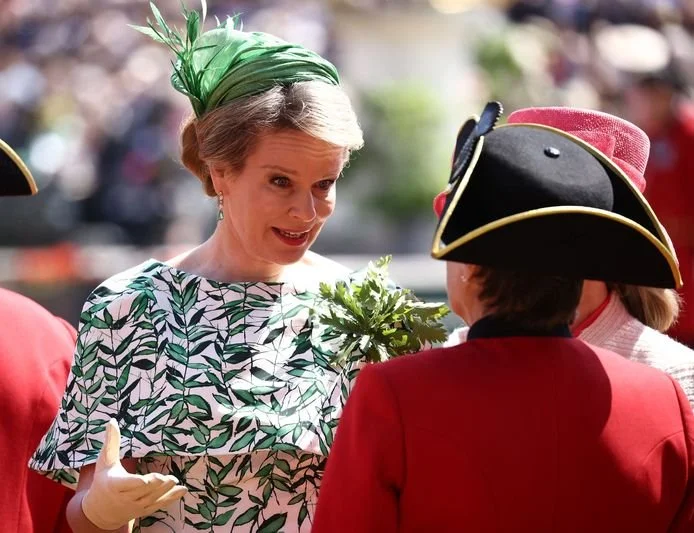 The King and Queen of Belgium Attend Chelsea Pensioners Parade in ...