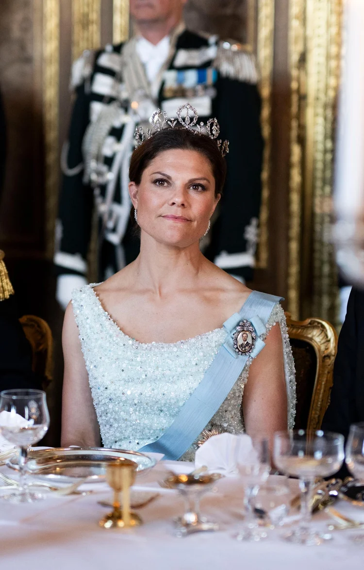 Crown Princess Victoria Attends State Banquet Hosted in Honour of the ...