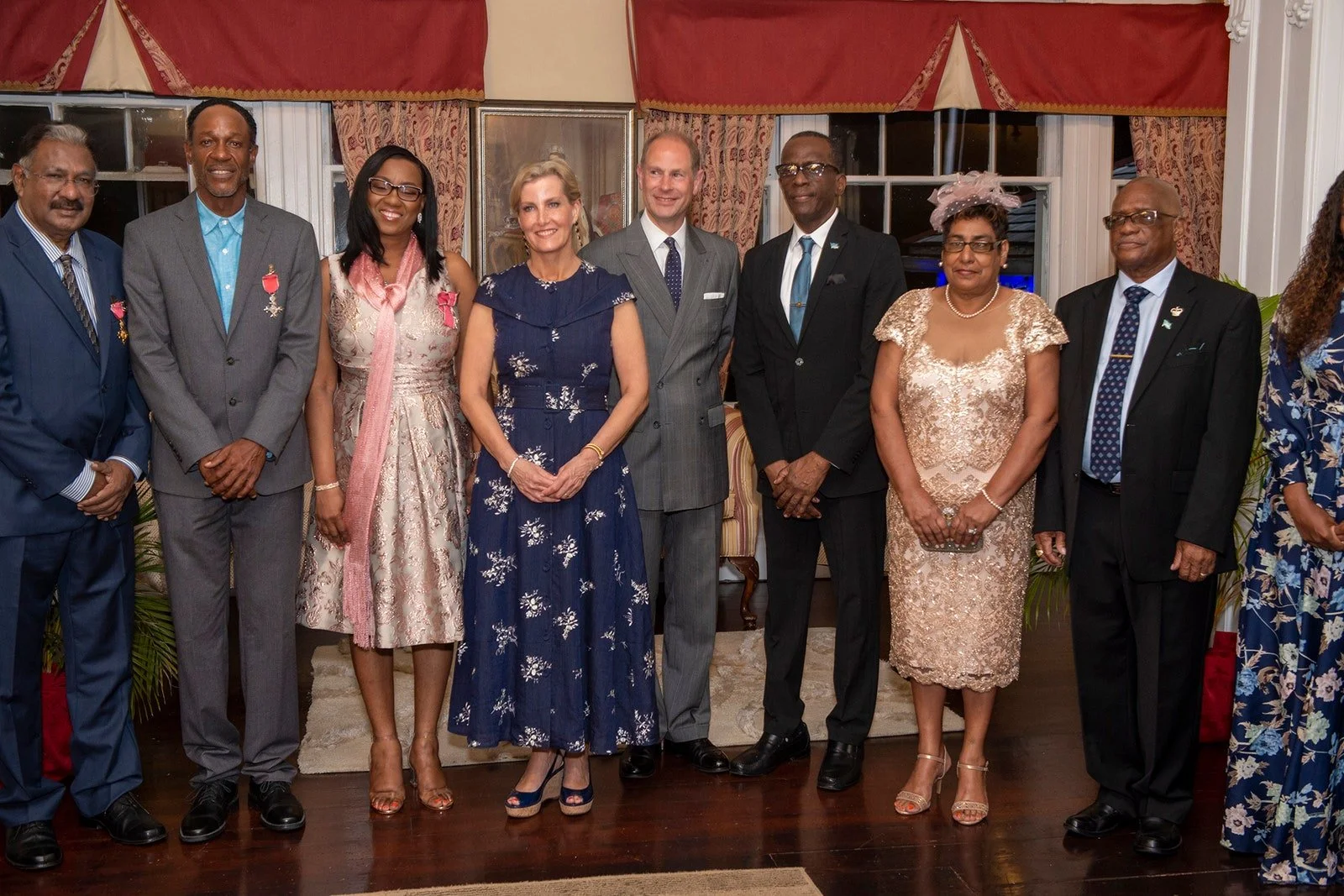 The Earl and Countess of Wessex Attend Investiture in Castries, Saint ...