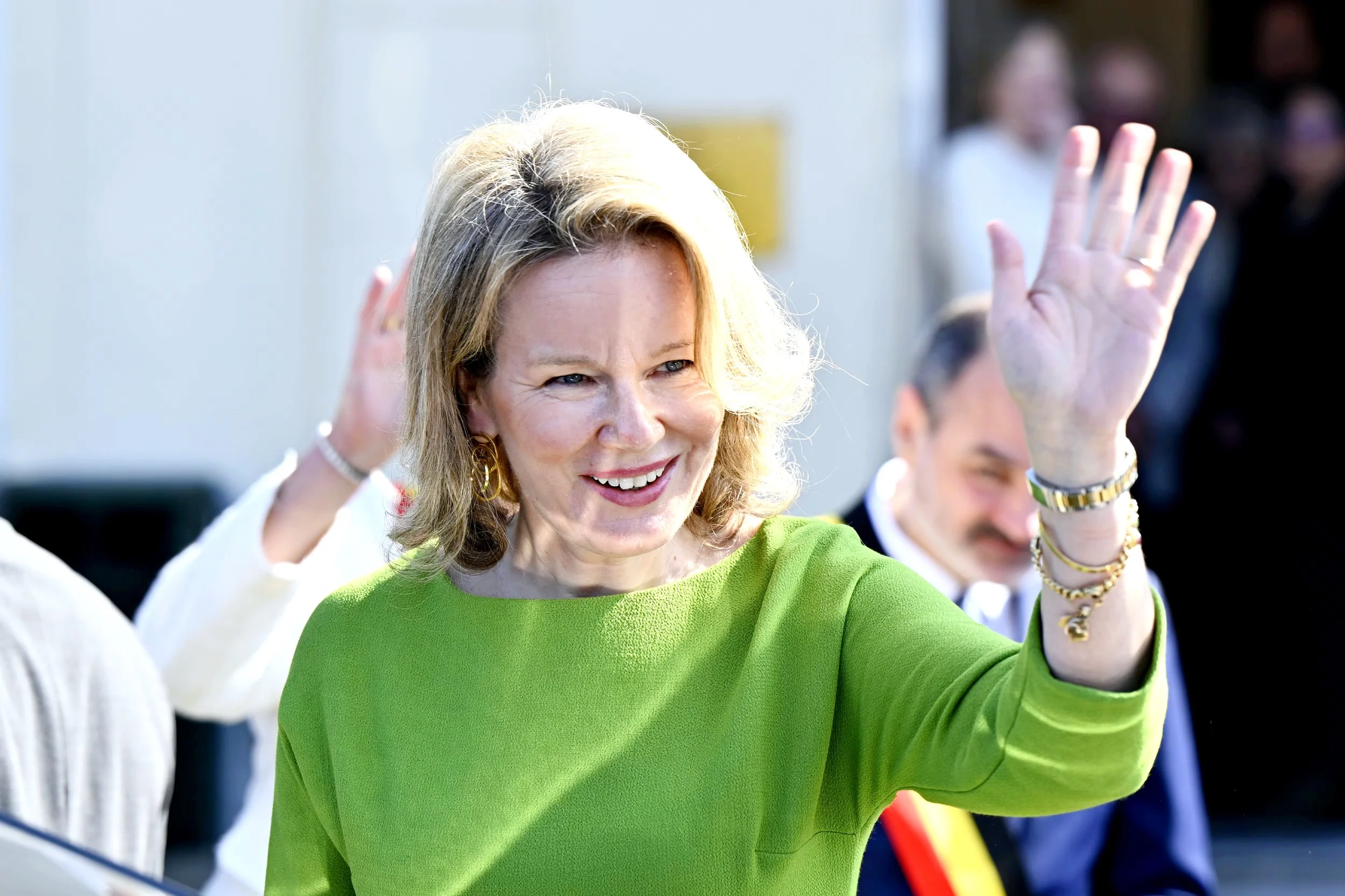 Queen Mathilde Visits Academy of Music and Speech Arts in Waterloo ...