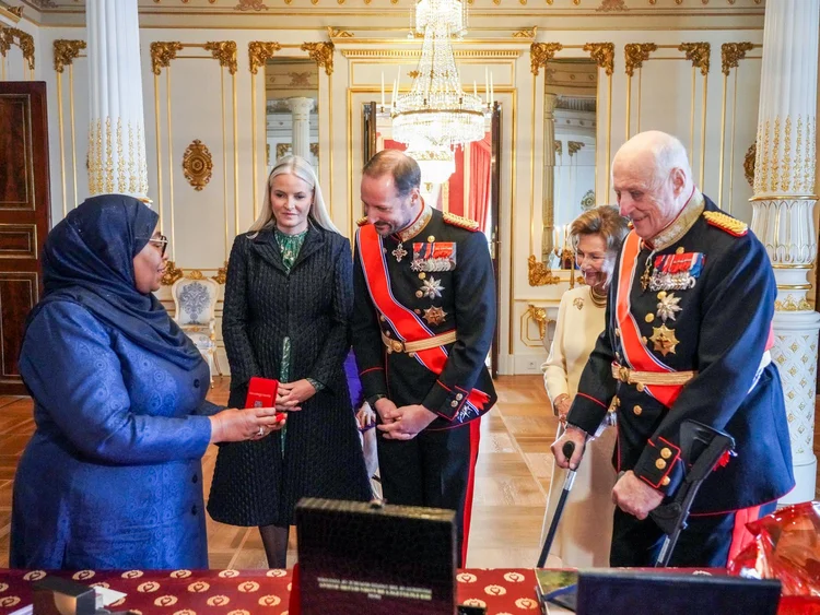 The King and Queen of Norway Welcome the President of Tanzania for ...