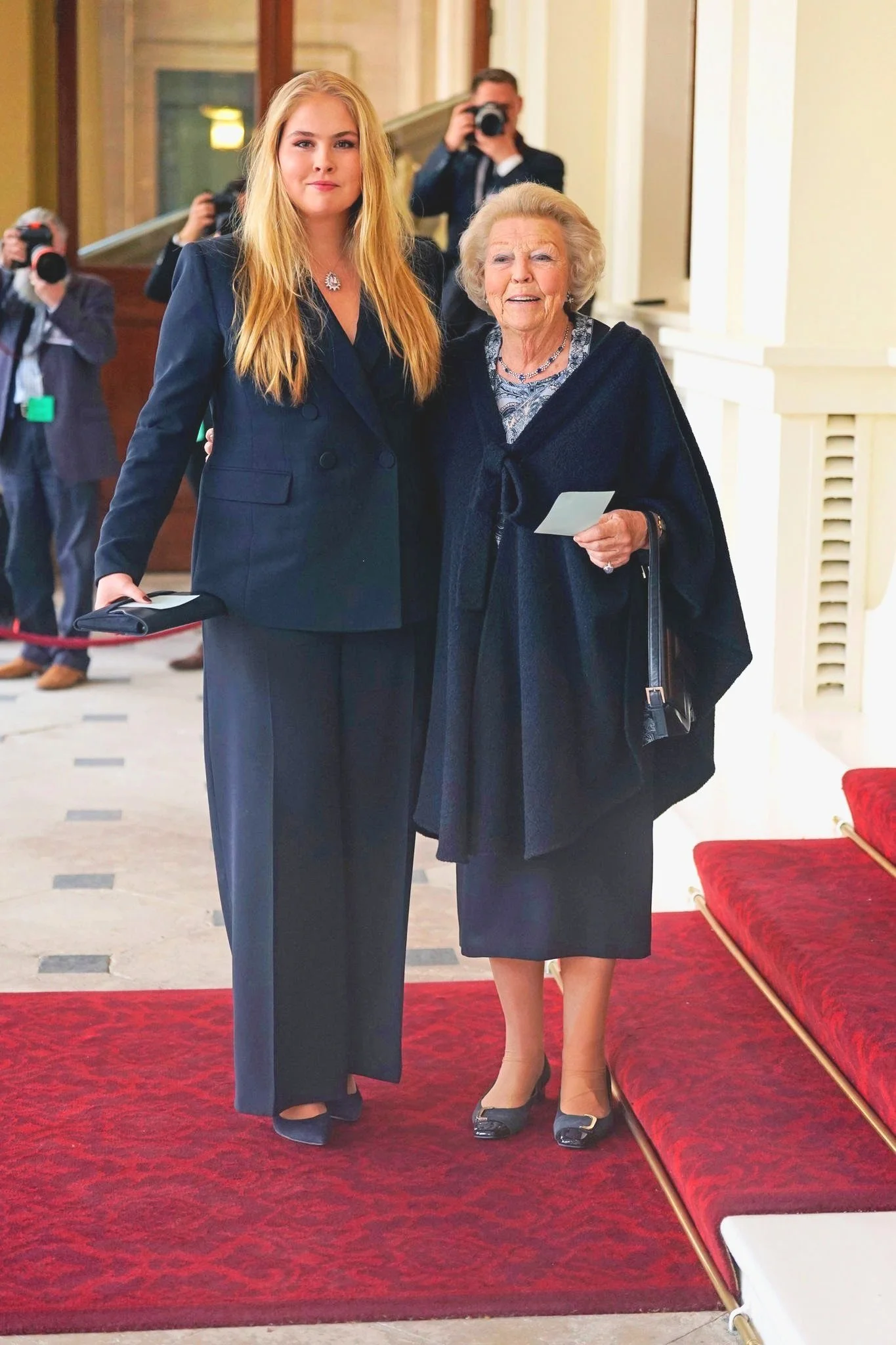 The Princess of Orange and Princess Beatrix Attend Coronation Reception ...