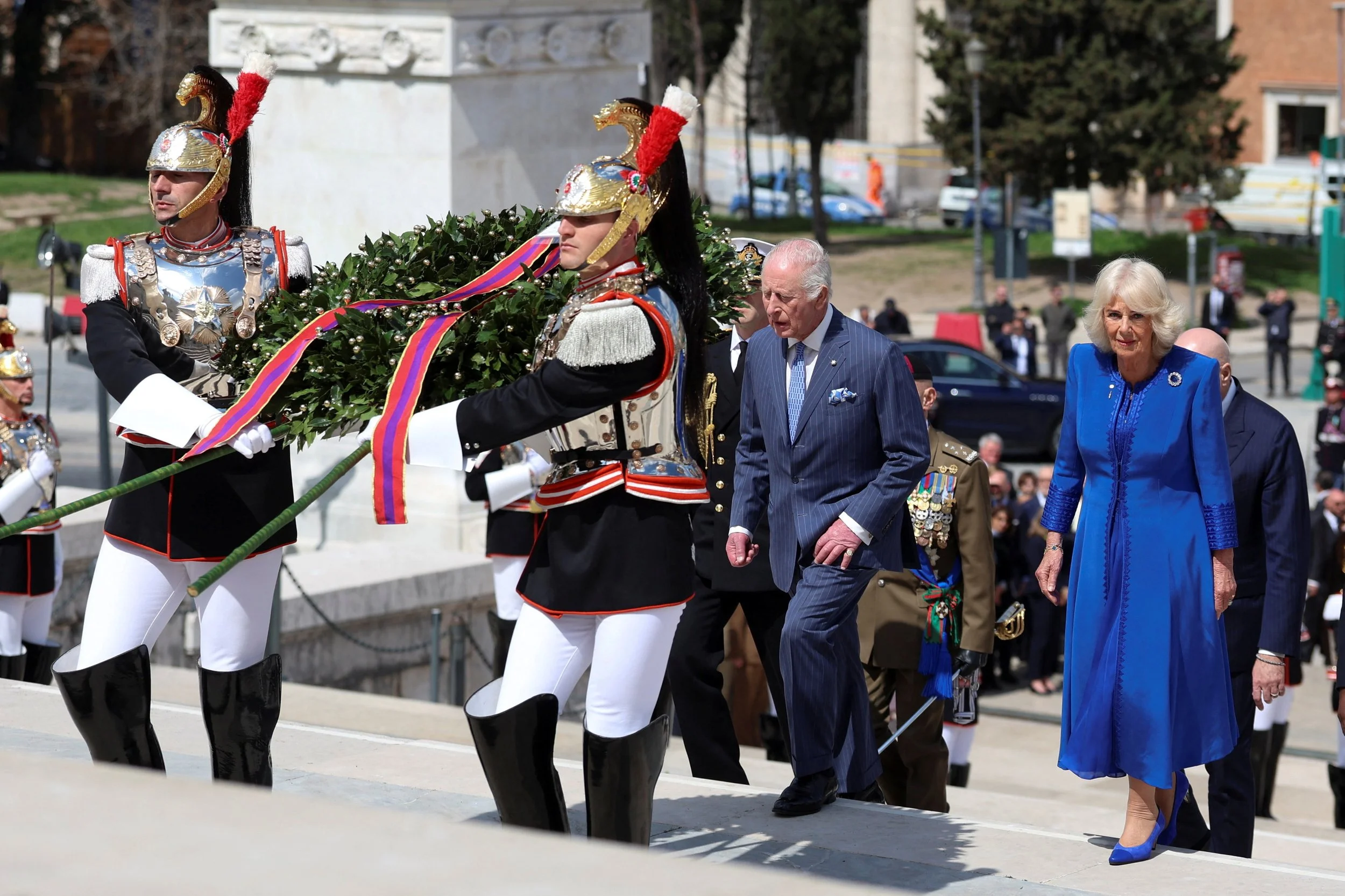The King and Queen of the United Kingdom Pay State Visit to Italy ...