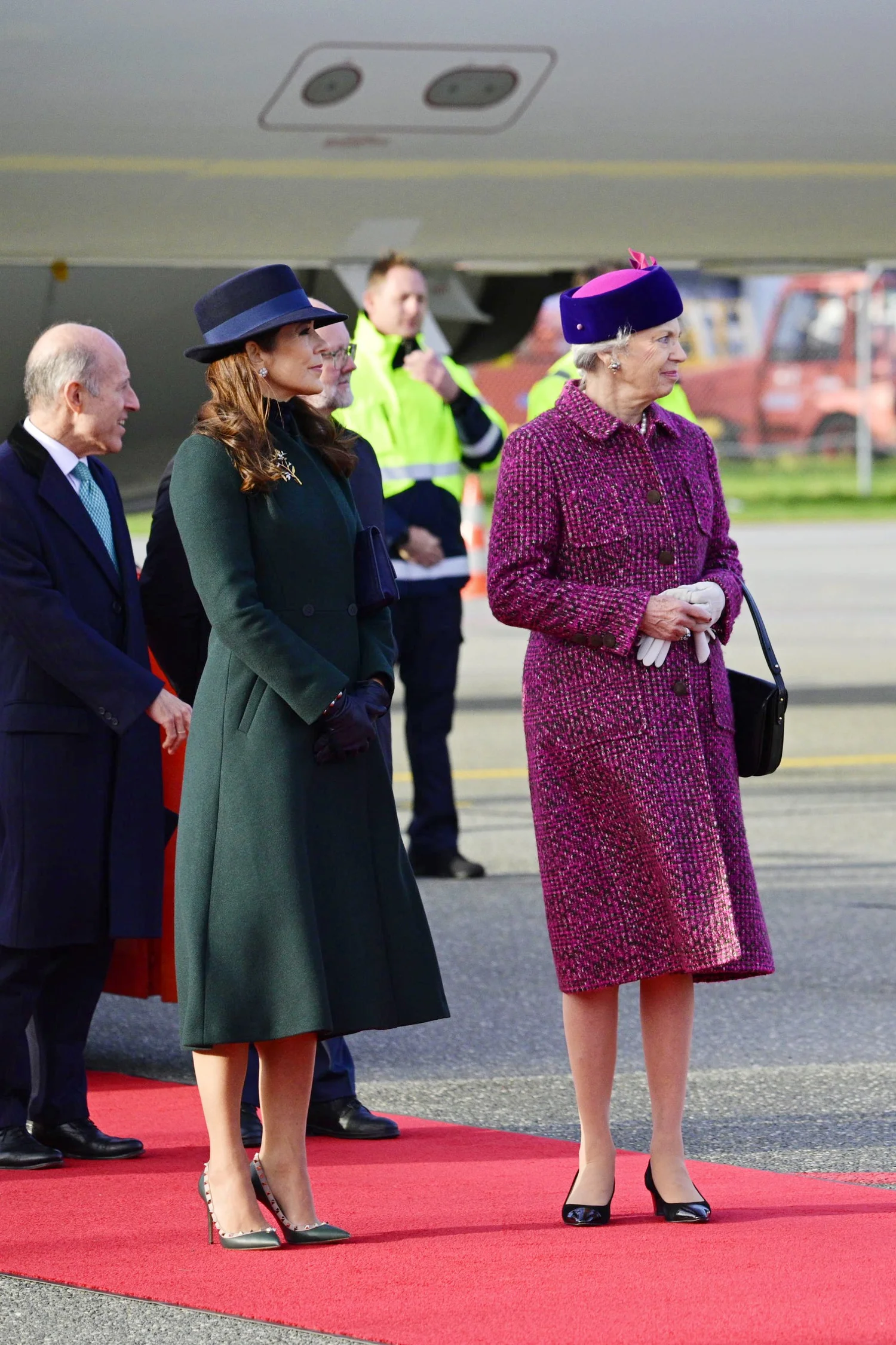 Crown Princess Mary and Princess Benedikte Welcome the King and Queen ...