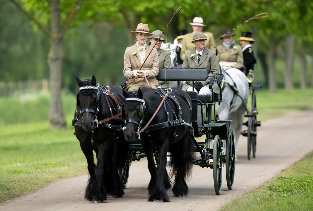 Lady Louise Takes Part in Pol Roger Meet of The British Driving Society ...