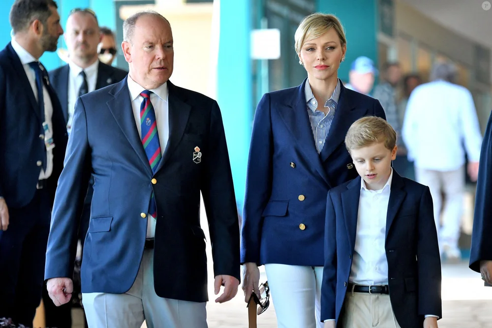 The Prince and Princess of Monaco Attend Monte-Carlo Masters Tournament ...