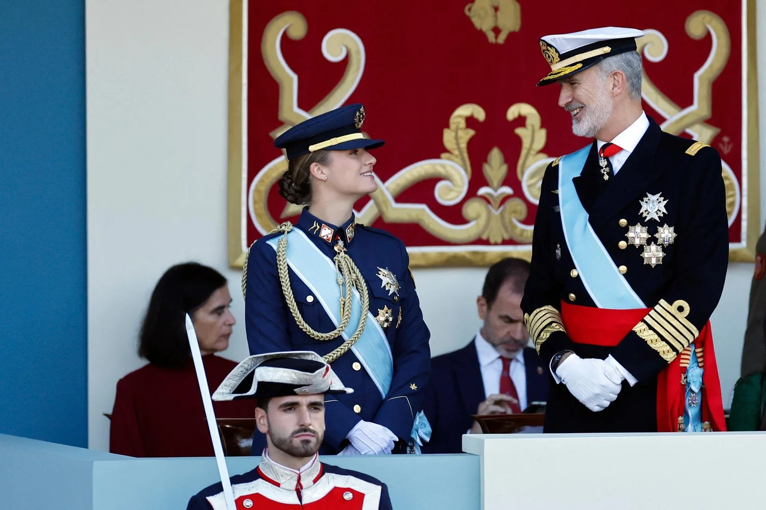 The Royal Family of Spain Attend National Day 2025 Military Parade and ...
