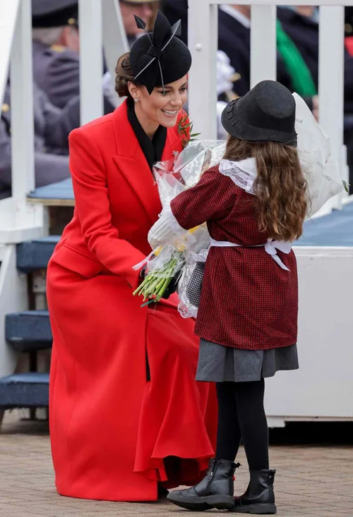 The Prince And Princess of Wales Visit The Welsh Guard to Attend St ...