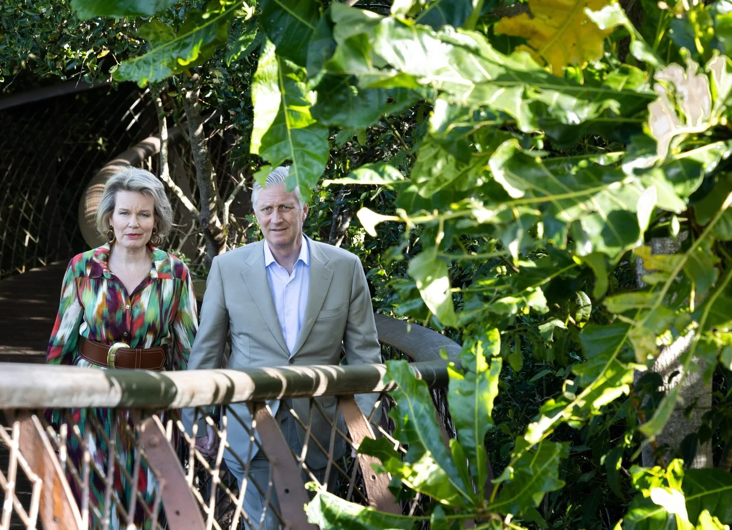 The King and Queen of the Belgians Visit National Botanical Garden in ...