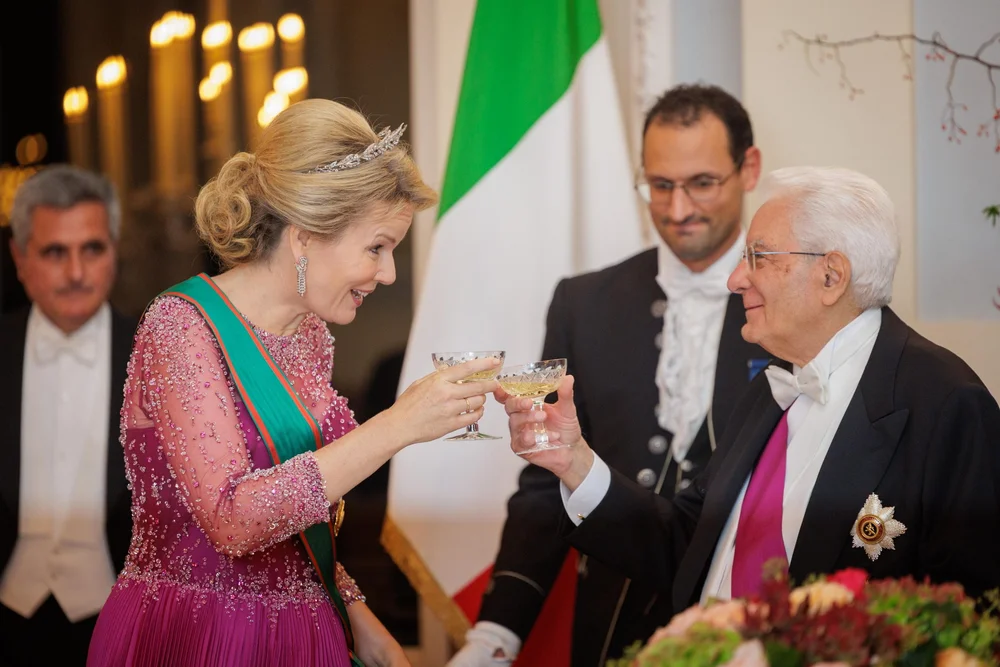 The King and Queen of the Belgians Host State Banquet in Honour of ...