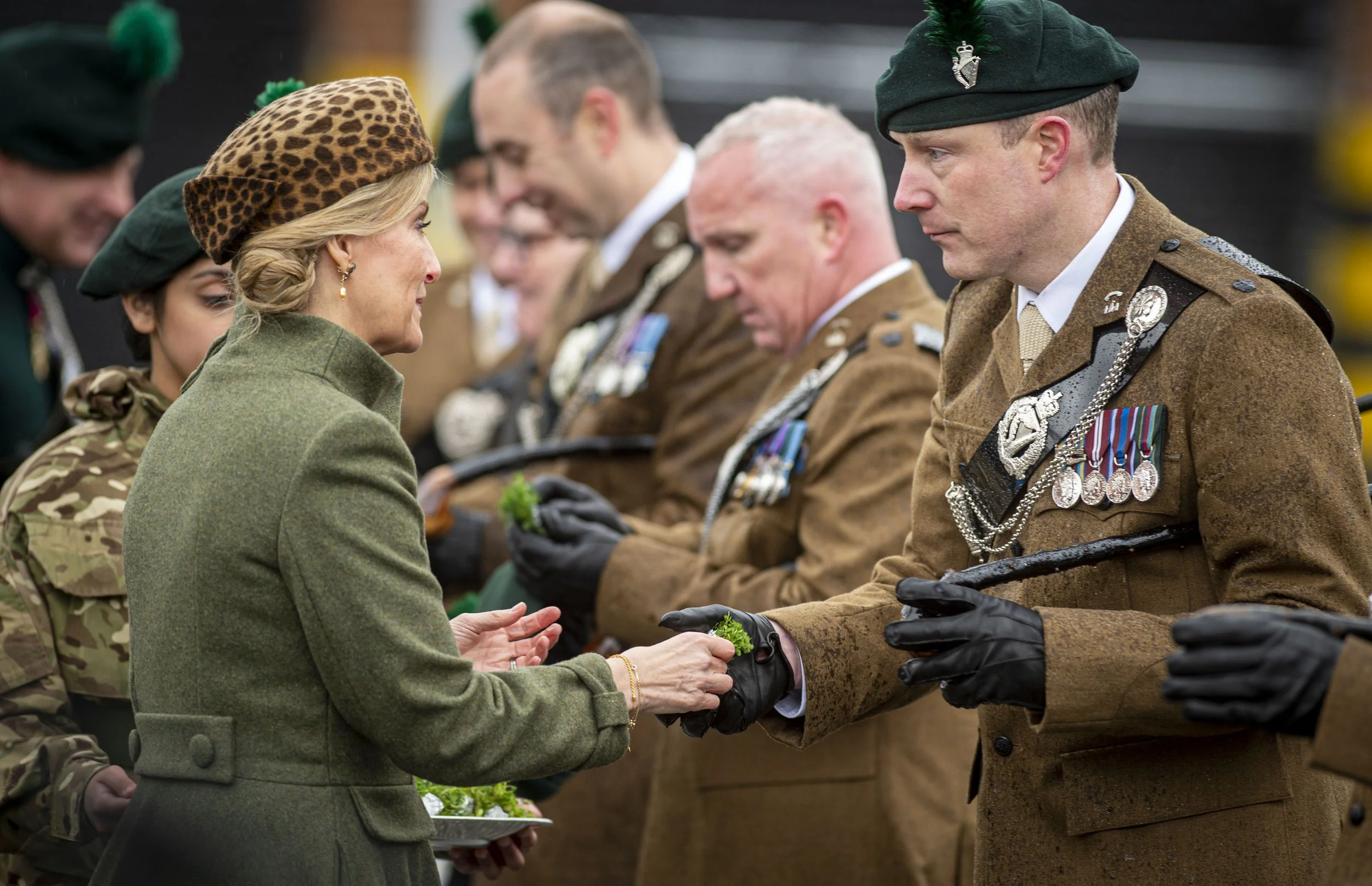 The Duchess of Edinburgh Visits the Second Battalion The Royal Irish ...