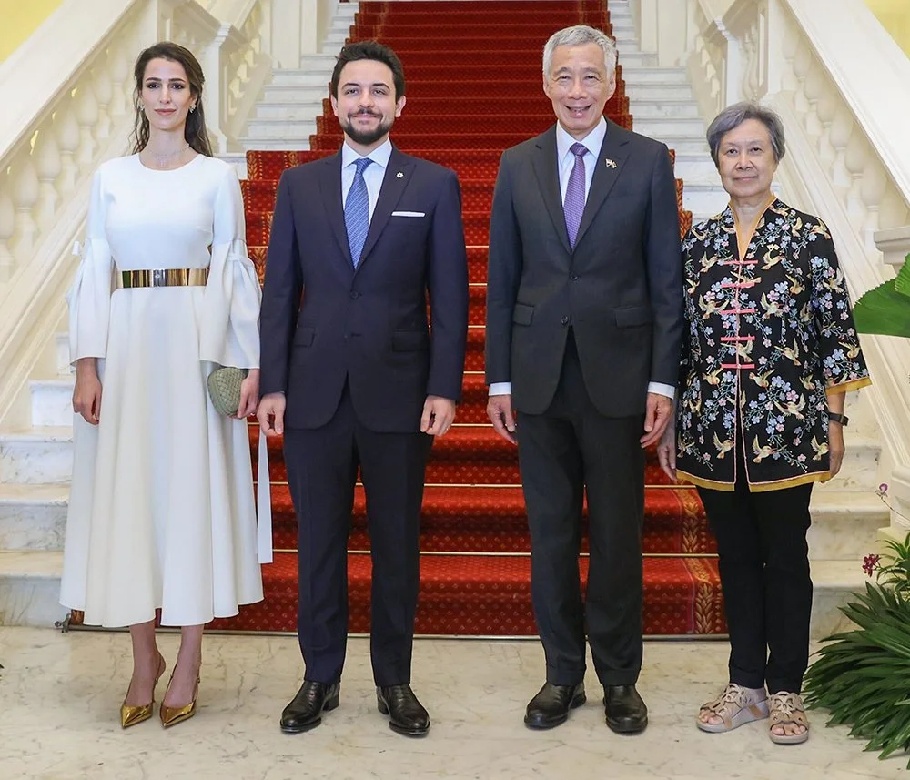 The Crown Prince and Crown Princess of Jordan Meet with the Prime ...