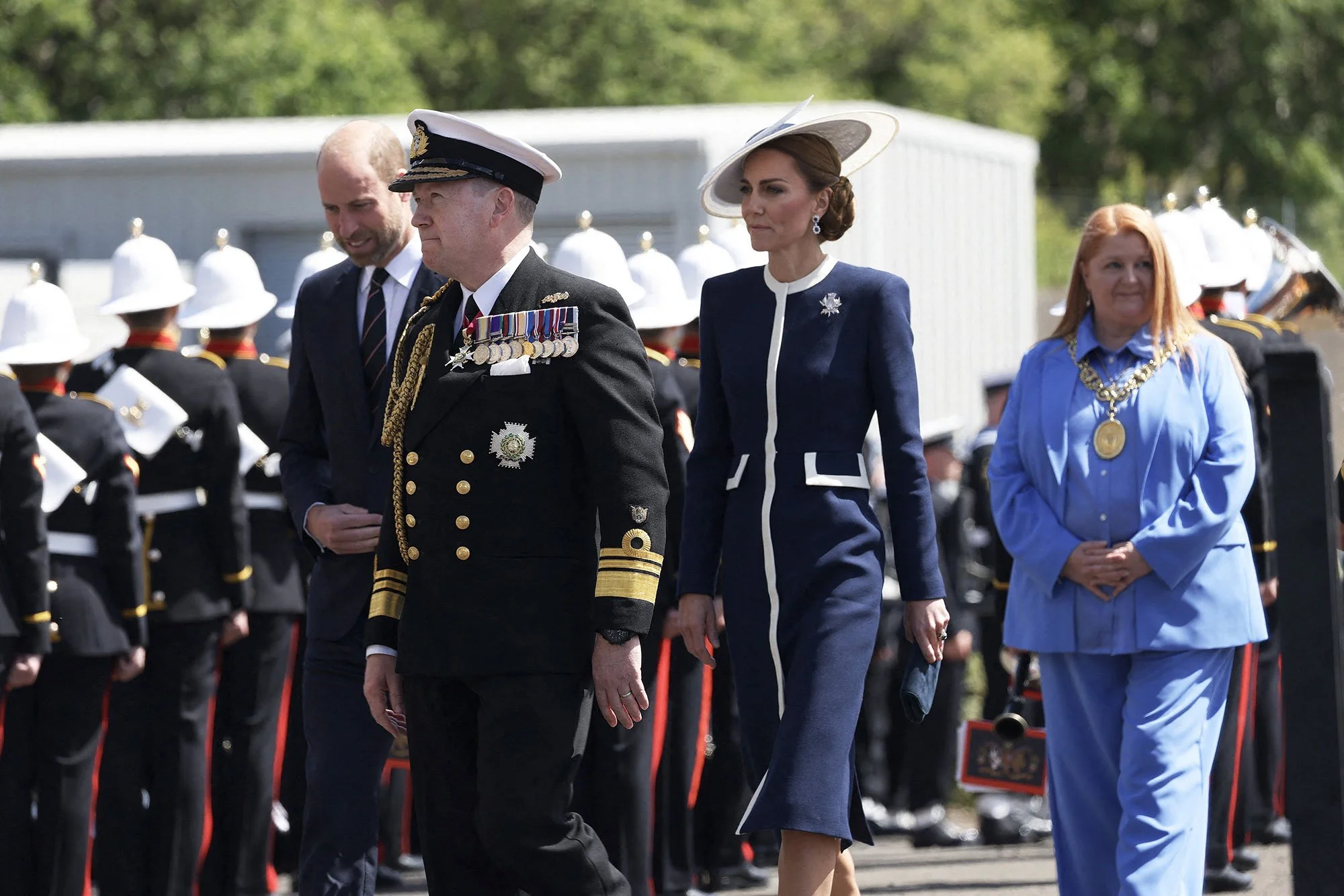 The Duke and Duchess of Rothesay Christen HMS Glasgow — Royal Portraits ...