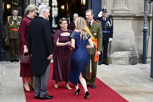 The Duchess of Brabant Attends Accession to the Throne Ceremony in ...