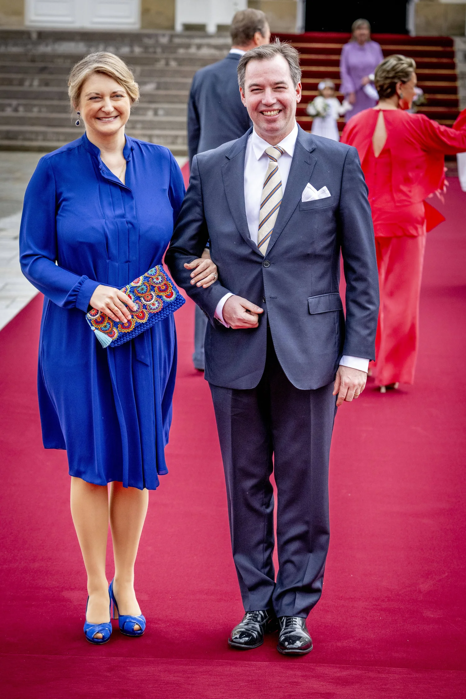 The Hereditary Grand Duke and Hereditary Grand Duchess of Luxembourg Attend Civil Wedding of ...