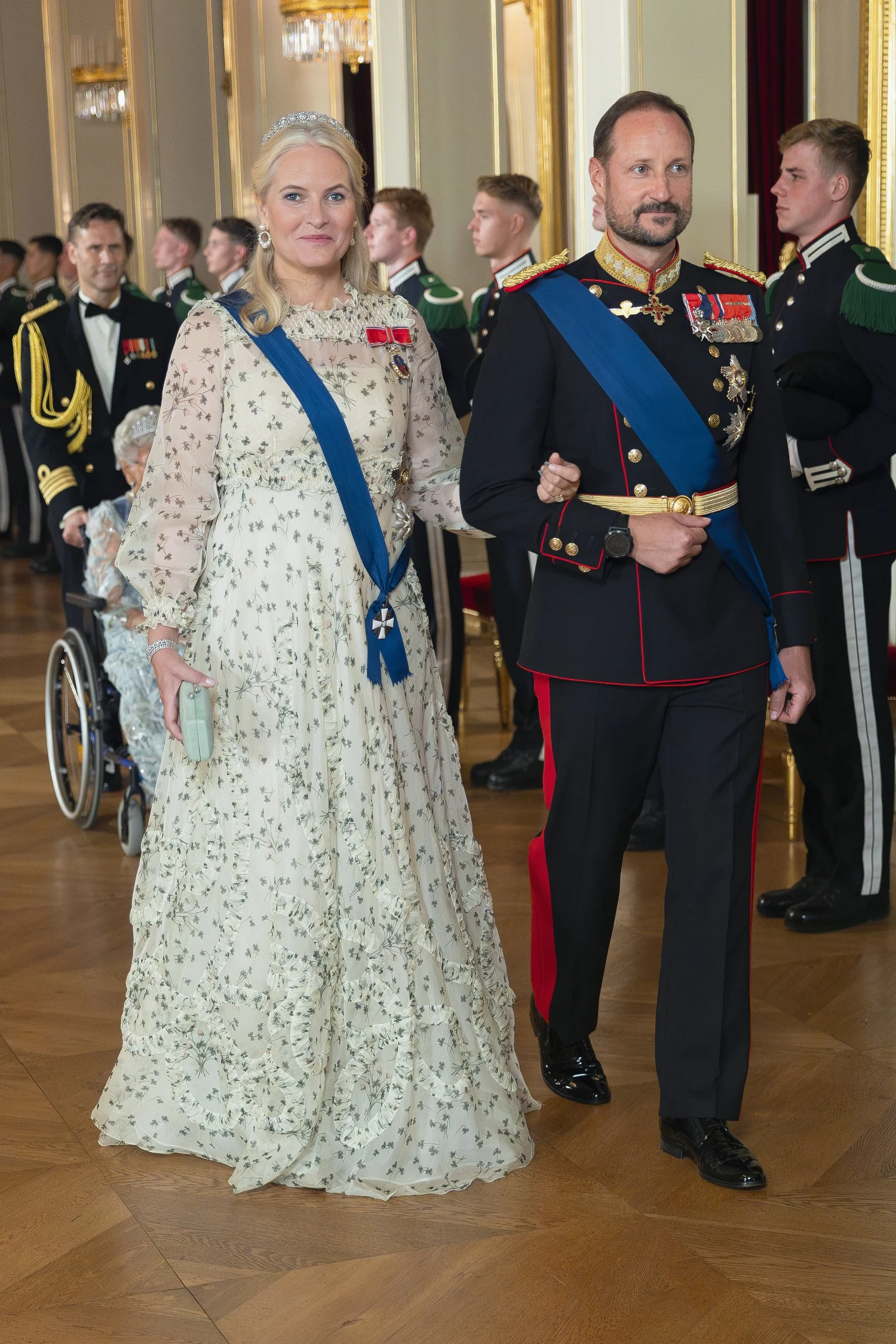 The Crown Prince and Crown Princess of Norway Attend State Banquet ...