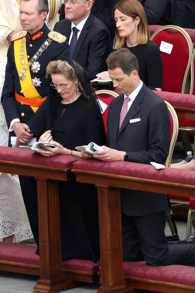 The Hereditary Prince and Hereditary Princess of Liechtenstein Attend Inaugural Mass of Pope Leo ...