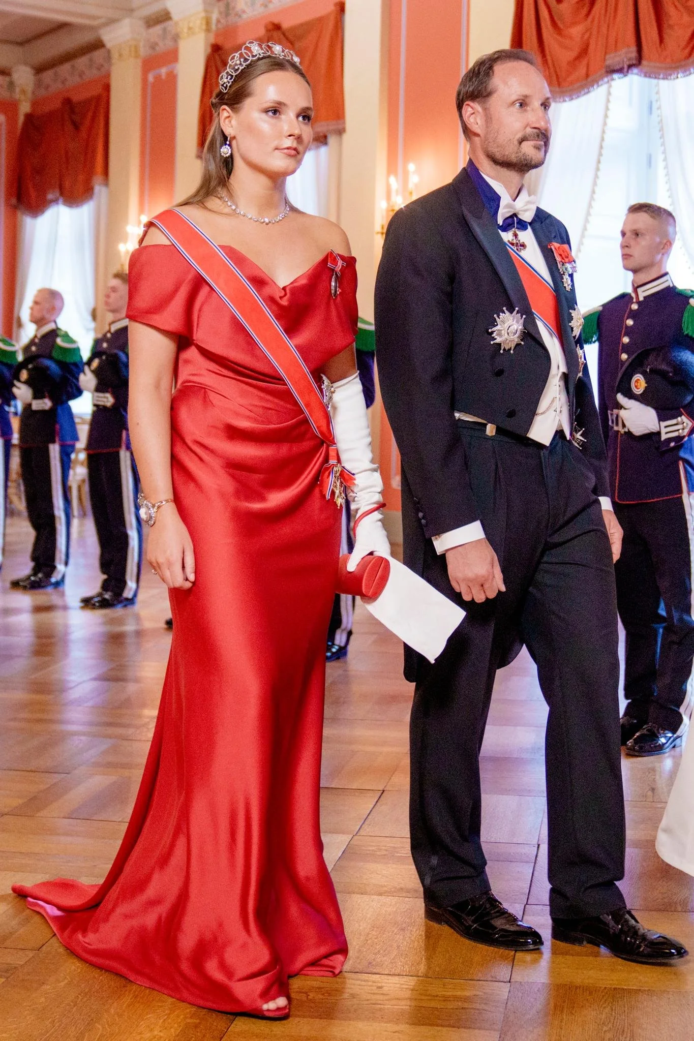 Princess Ingrid Alexandra Attends State Banquet Held for the President ...