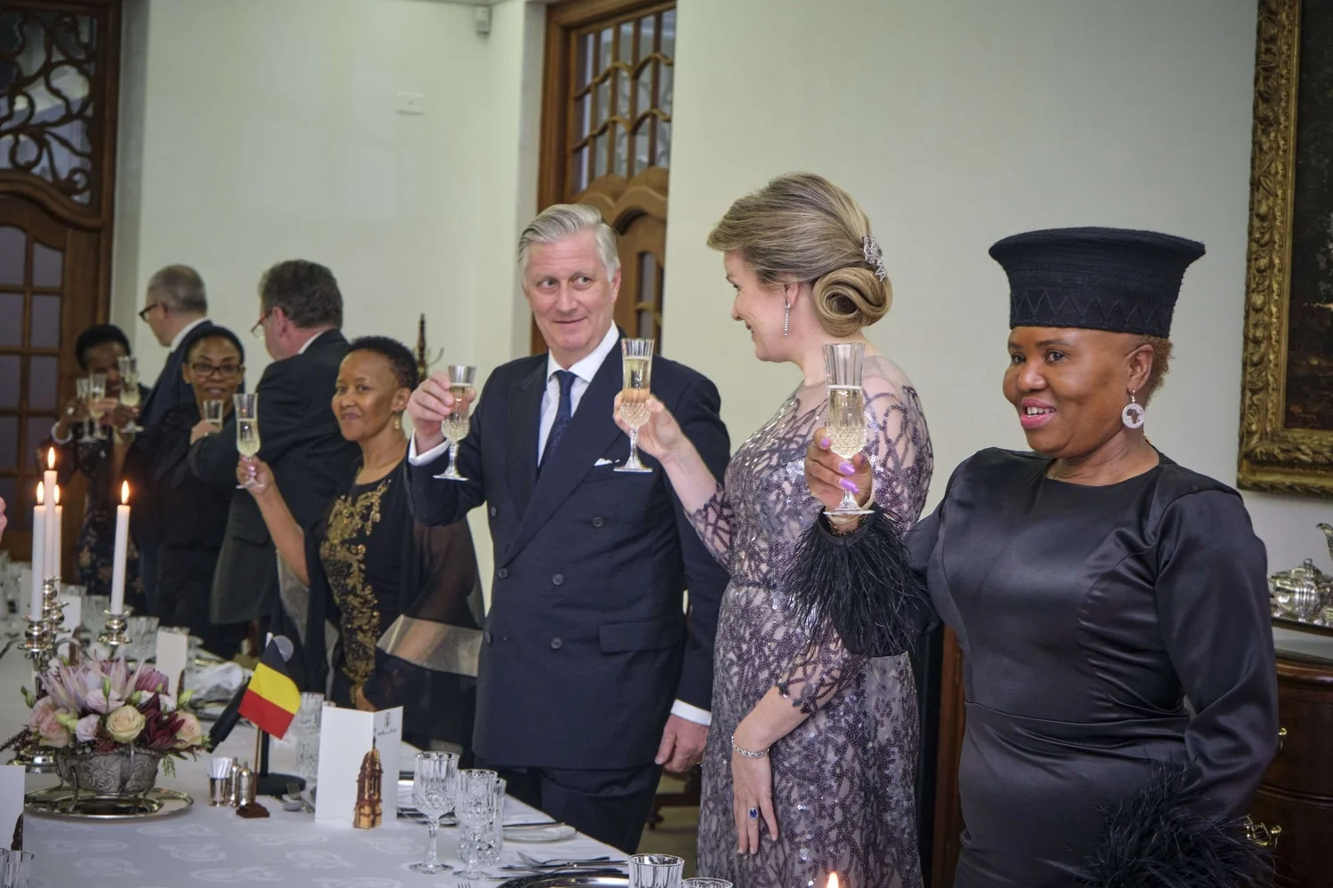 The King and Queen of the Belgians Attend State Banquet in Pretoria ...