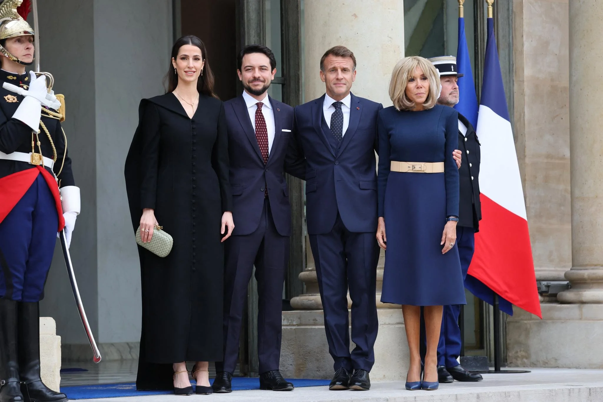 The Crown Prince and Crown Princess of Jordan Visit France — Royal ...