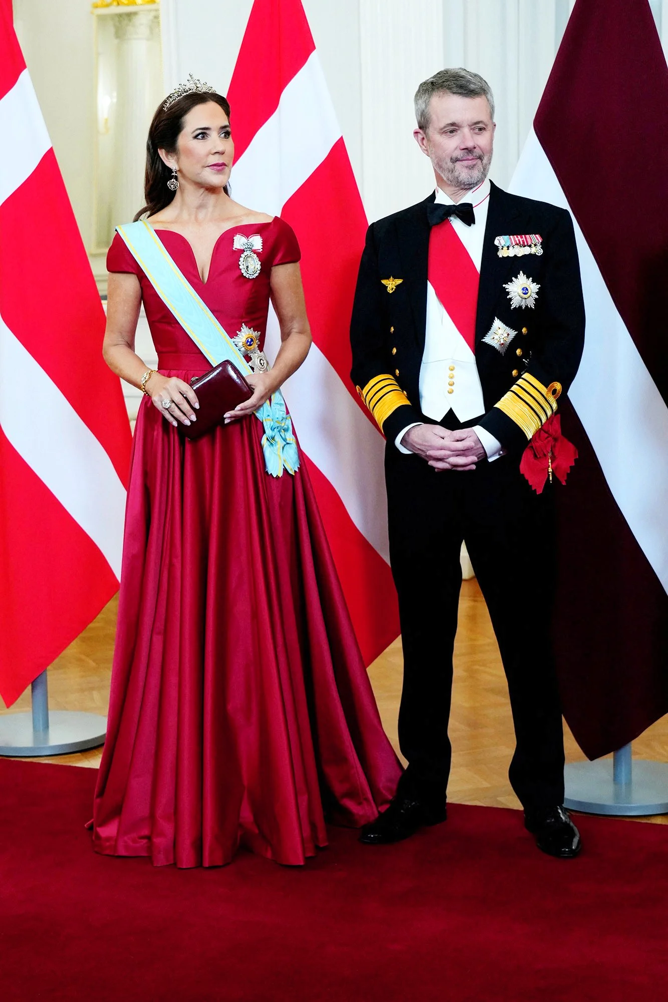 The King and Queen of Denmark Attend State Banquet in Riga — Royal ...