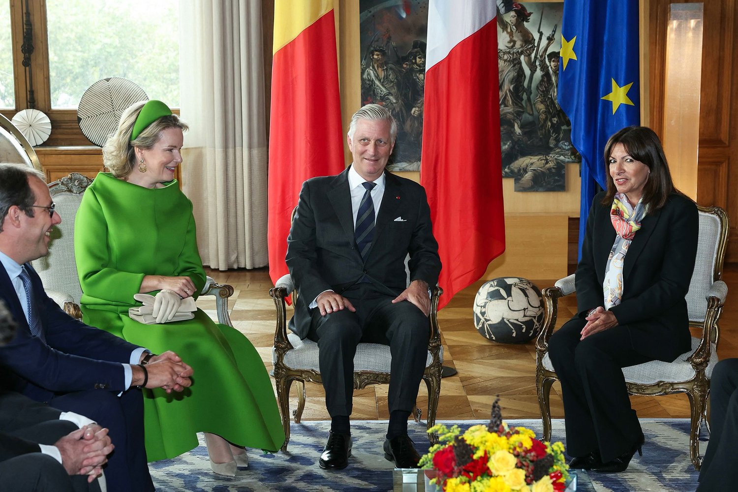 The King and Queen of the Belgians Visit the City Hall of Paris — Royal ...