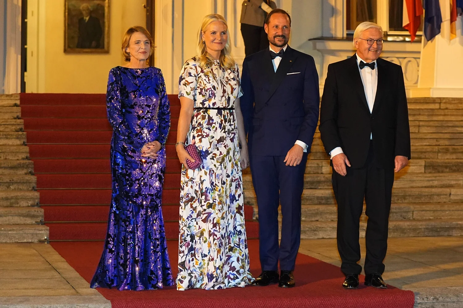 The Crown Prince and Crown Princess of Norway Attend Official Dinner in ...