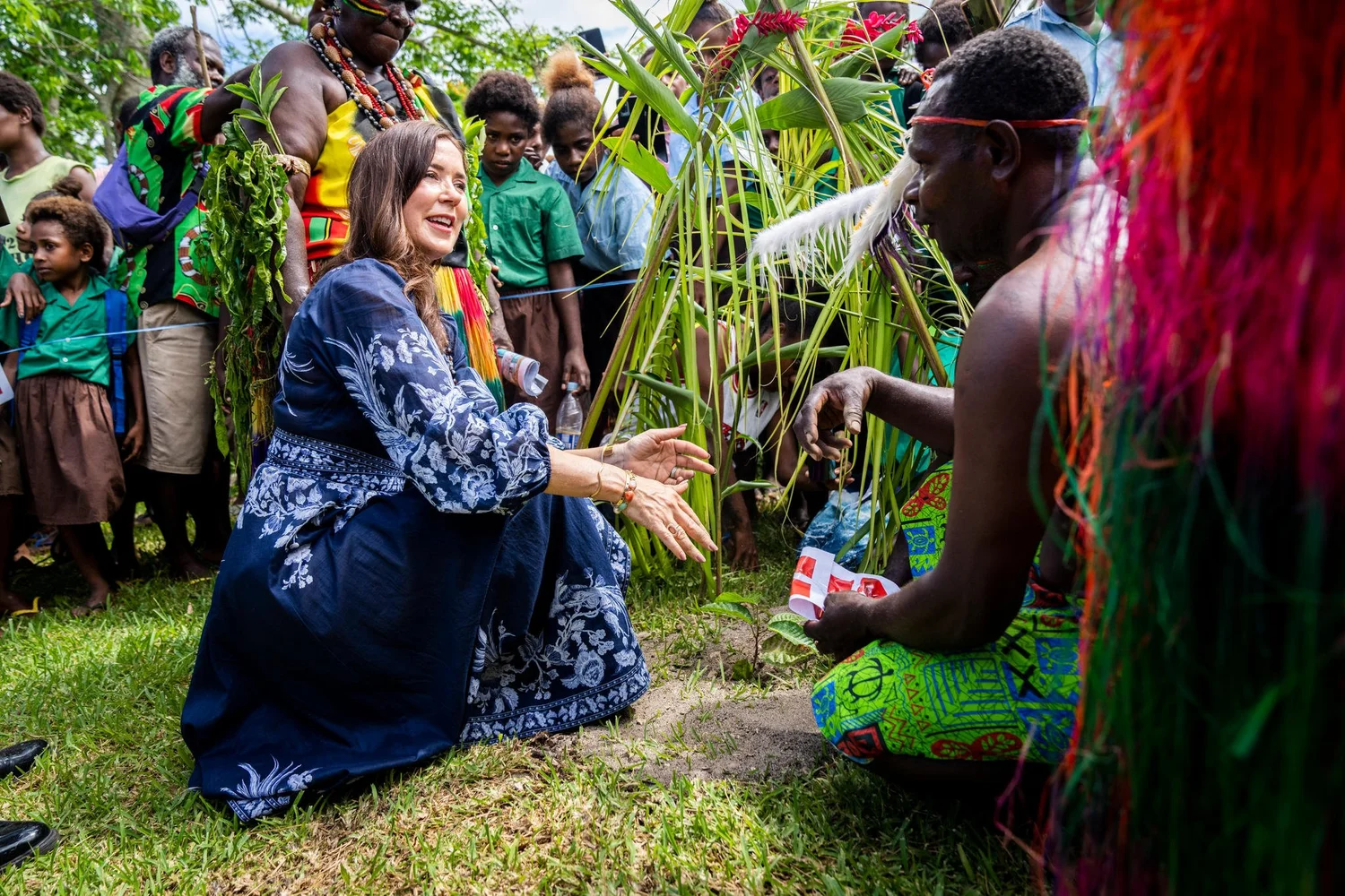 Crown Princess Mary Tours Vanuatu — Royal Portraits Gallery