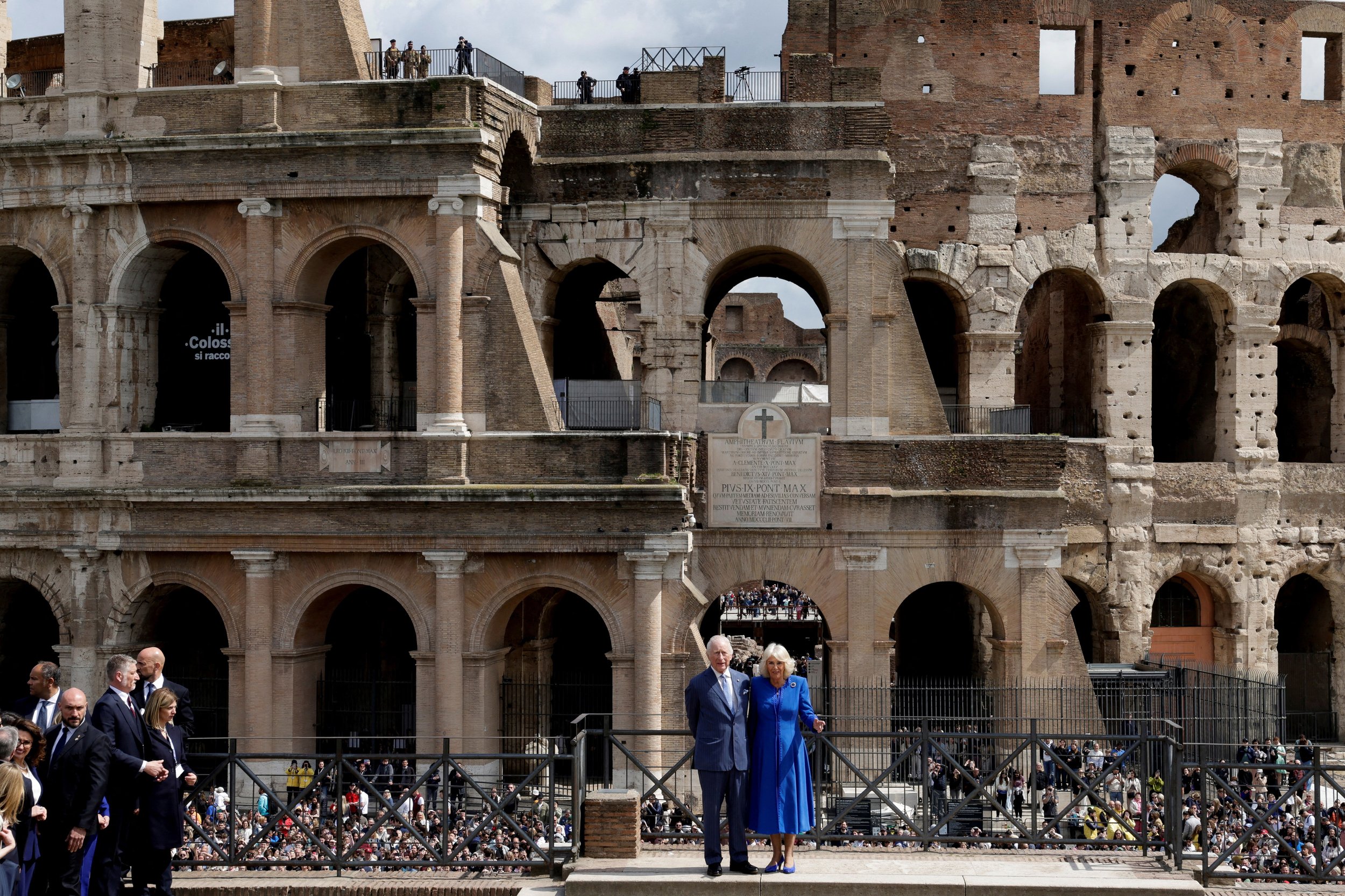The King and Queen of the United Kingdom Pay State Visit to Italy ...
