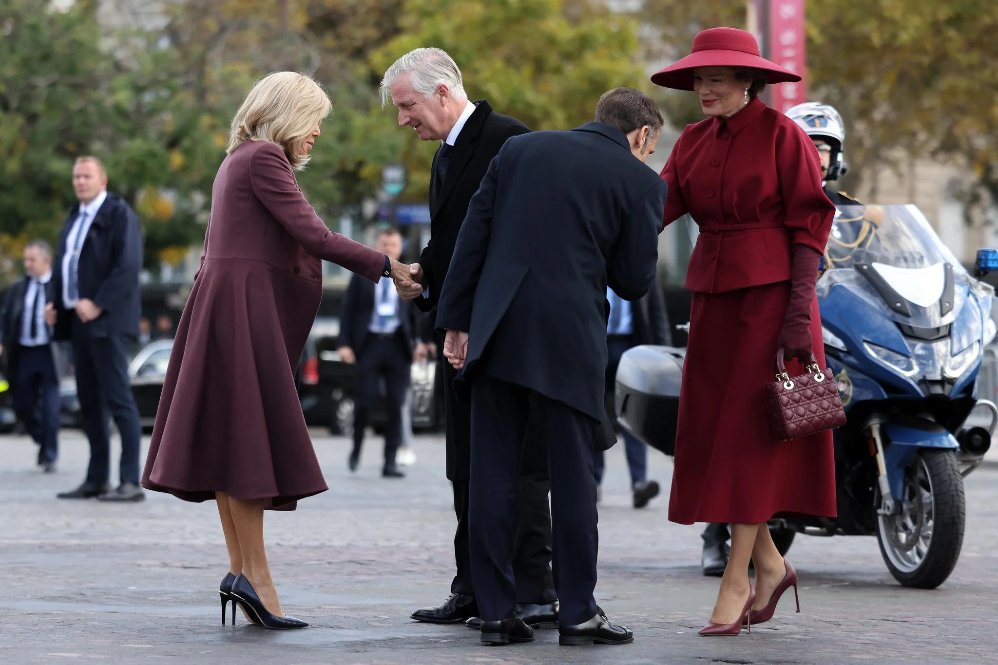 The King and Queen of the Belgians Welcomed by the President and First ...