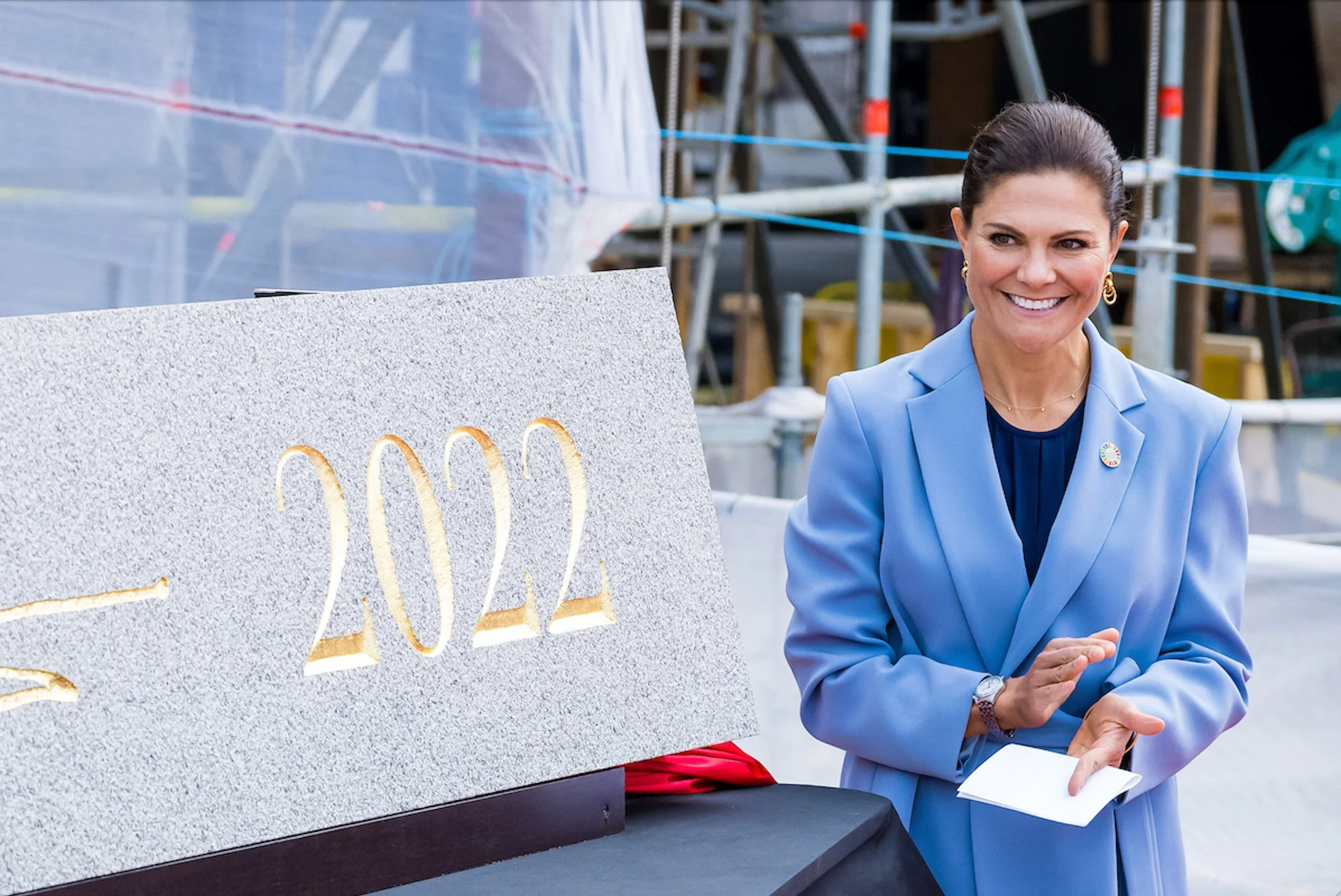 Crown Princess Victoria Names New Canal Lock — Royal Portraits Gallery